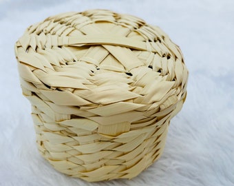 Woven Palm Box - Etsy