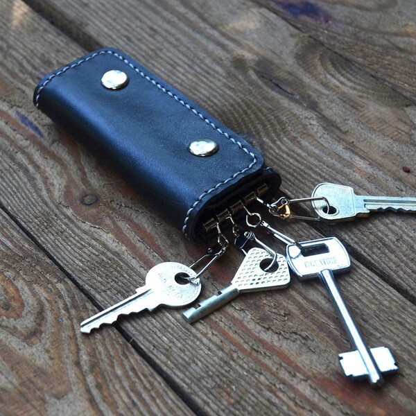 Leather Key Case - Etsy