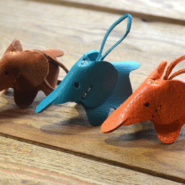Leather Elephant - Etsy