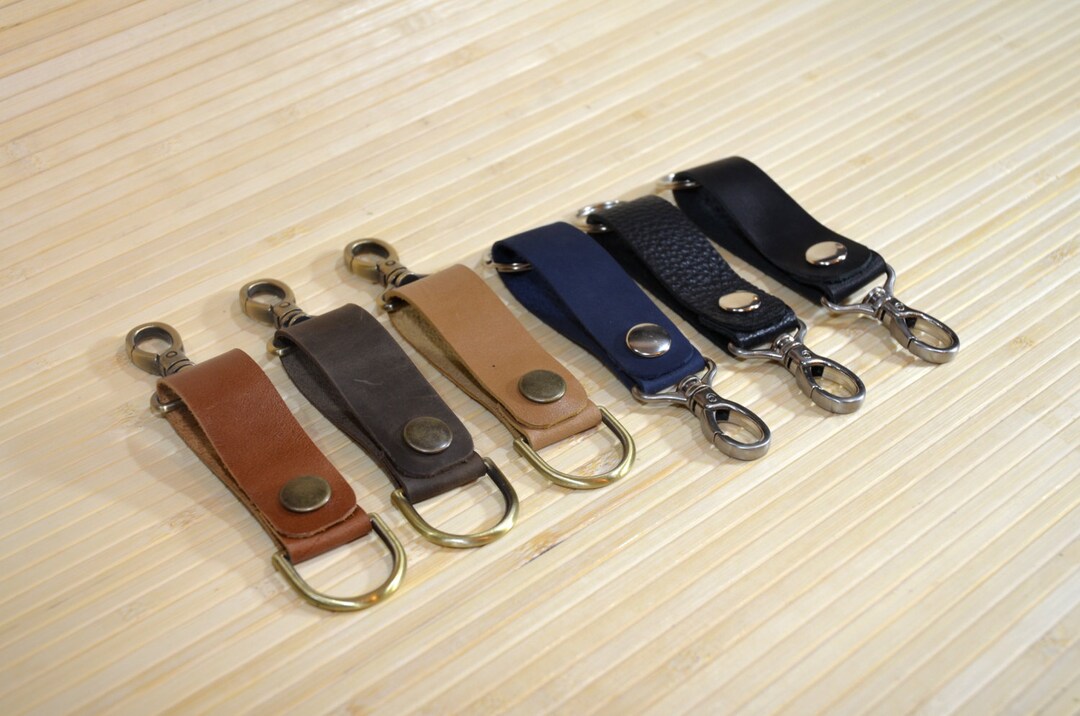 Personalized Key Chain, Monogramed Keychain, Leather Christmas Gift ...