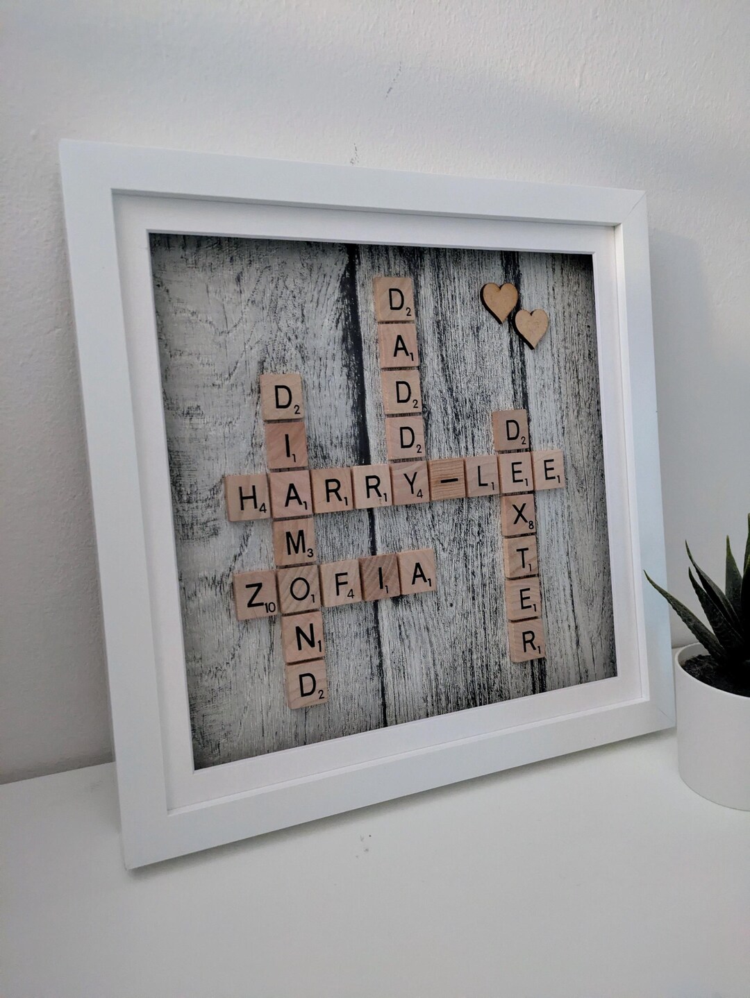 Personalised Scrabble Picture Frames Personalised Gifts Birthday Gifts ...