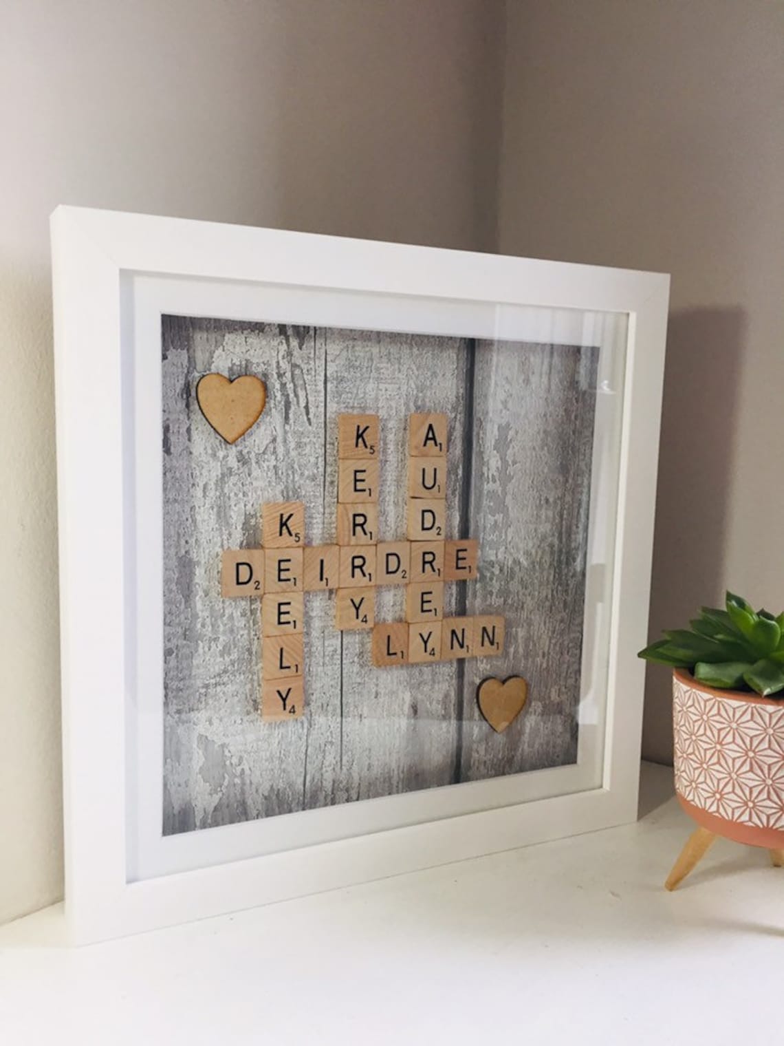Personalised Scrabble Picture Frames Scrabble Frame - Etsy UK