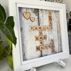 Scrabble Pictures Scrabble Frame Personalised Scrabble Picture Frames ...