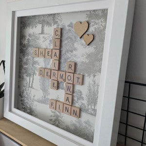 Personalised Scrabble Picture Frames Personalised Gifts Personalised ...