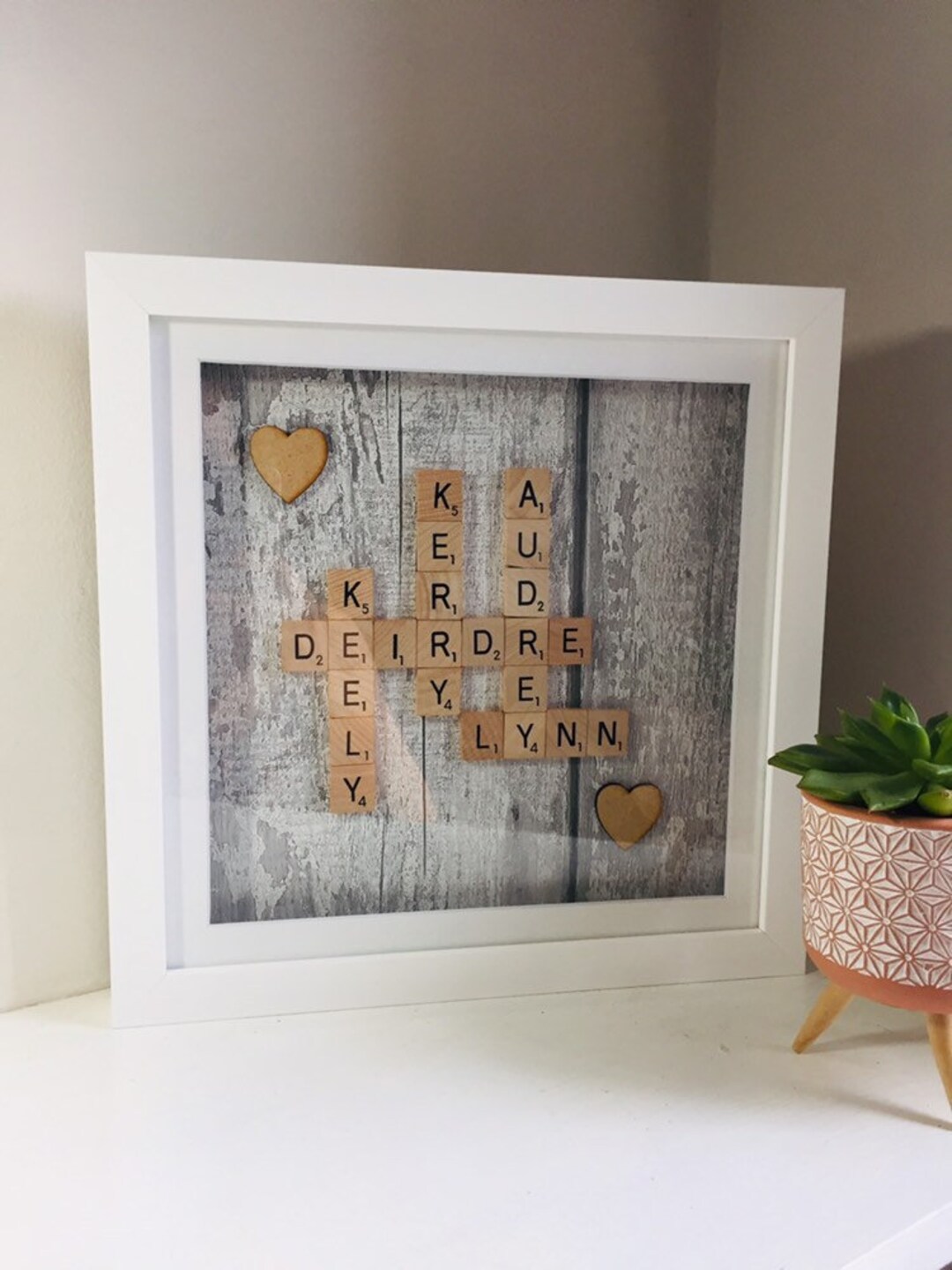 Personalised Scrabble Picture Frames , Scrabble Frame , Personalised ...