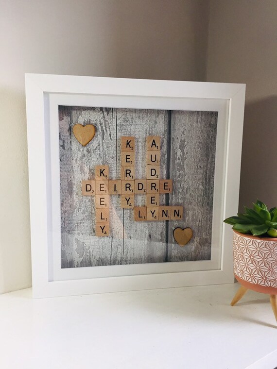 Personalised Scrabble Picture Frames Scrabble Frame - Etsy UK