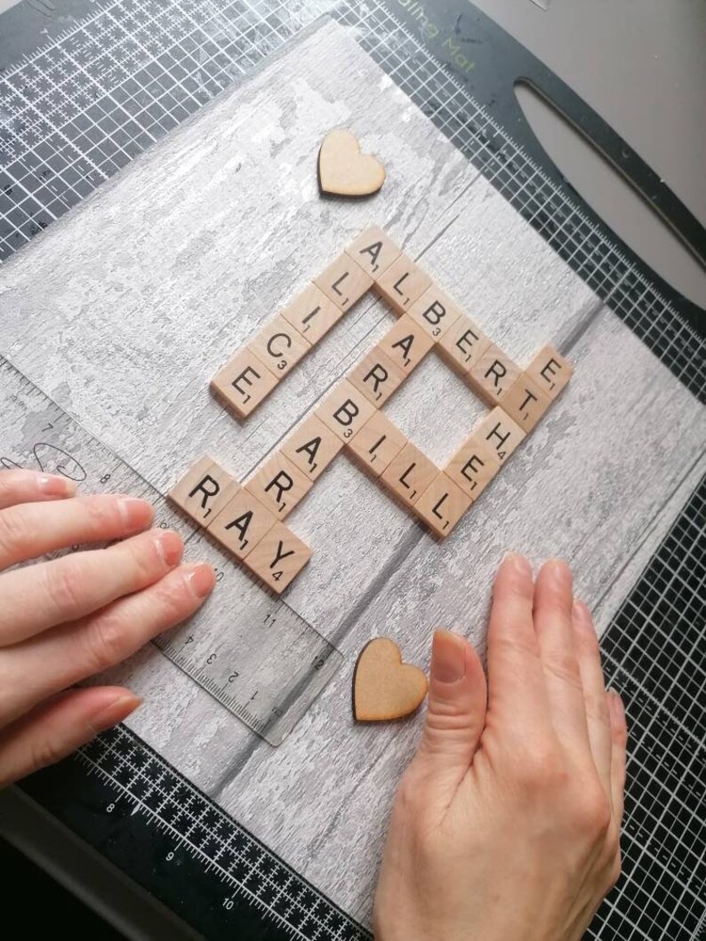 Personalised Scrabble Picture Frames Scrabble Frame - Etsy UK