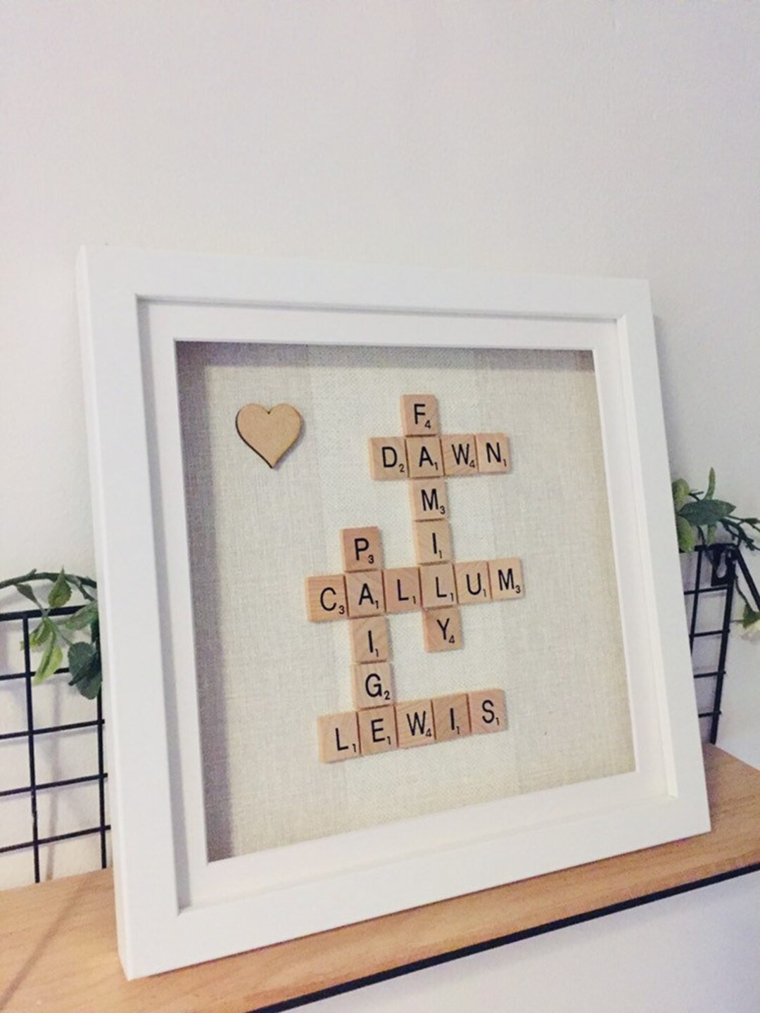Scrabble Pictures Scrabble Frame Personalised Wall Art - Etsy