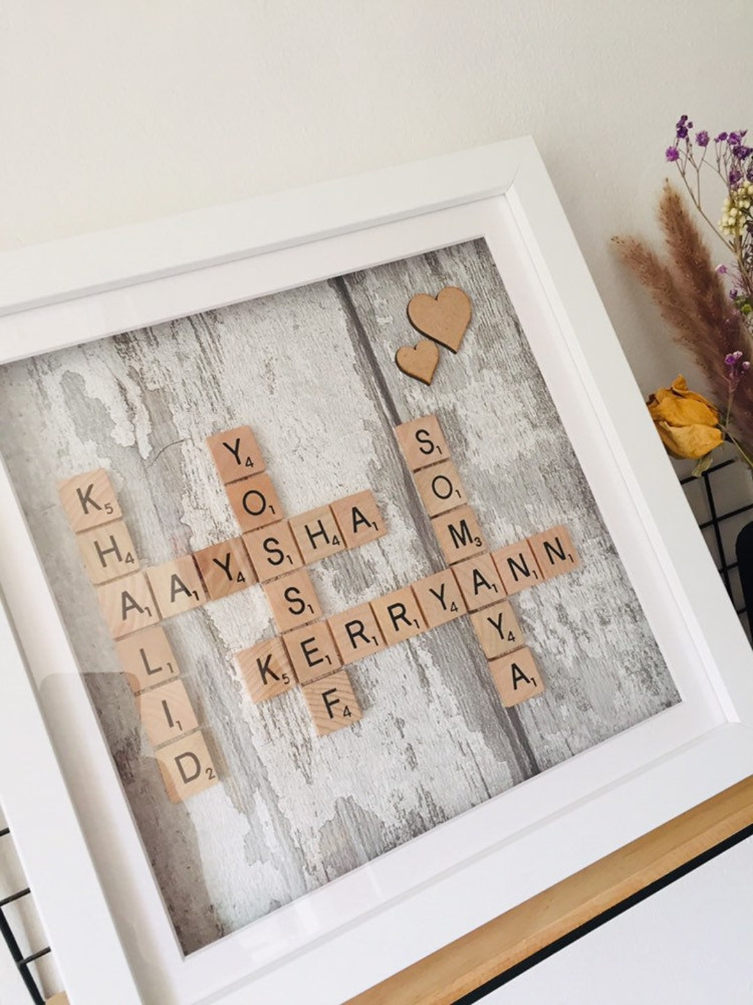 Scrabble Pictures Scrabble Frame Personalised Scrabble Picture Frames ...