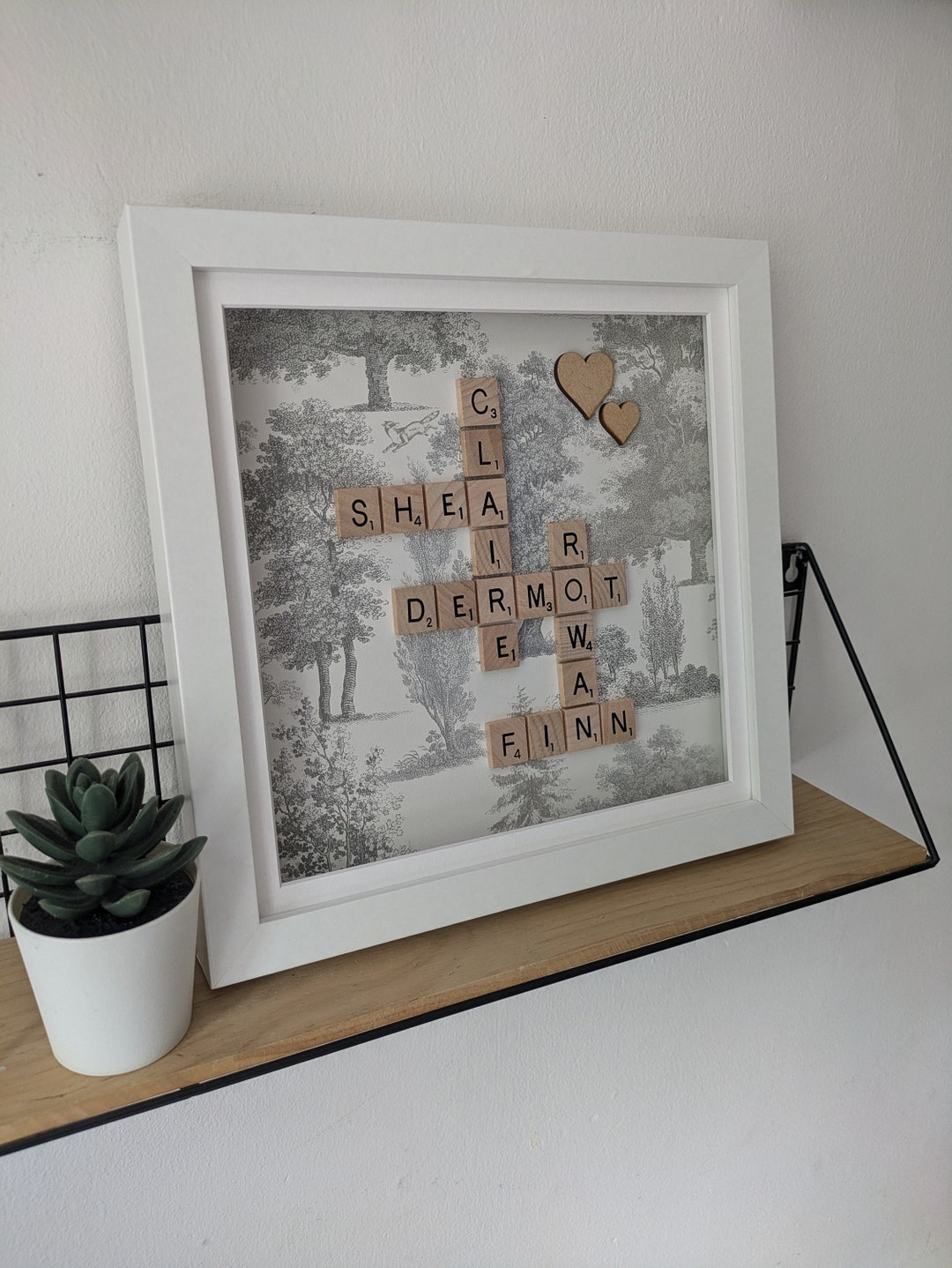 Personalised Scrabble Picture Frames Personalised Gifts Personalised ...