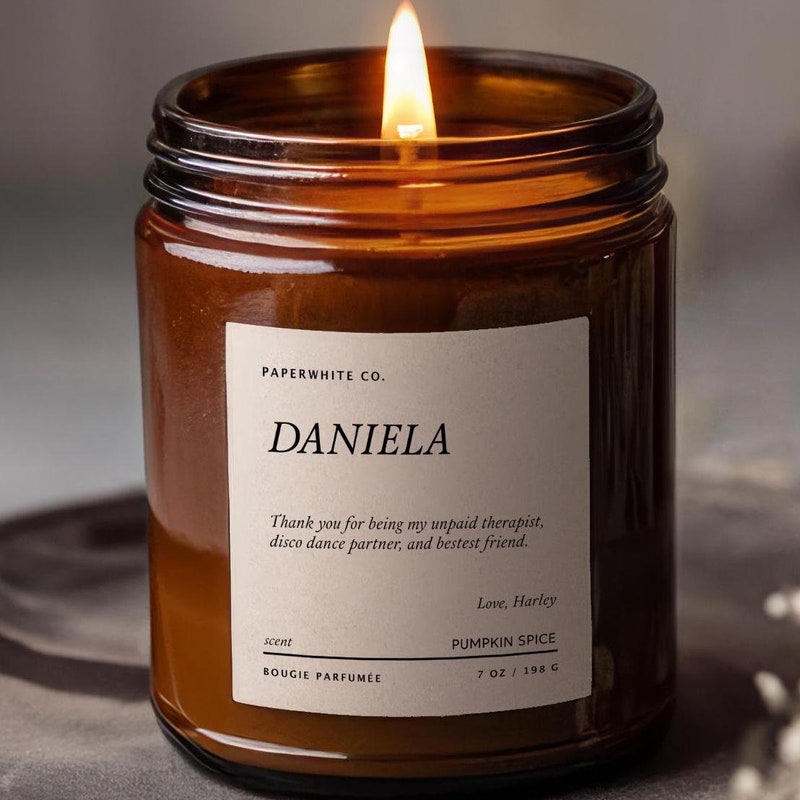 Monogram Candle - Etsy