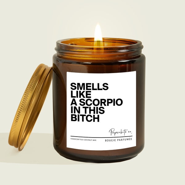 Scorpio Candle - Etsy