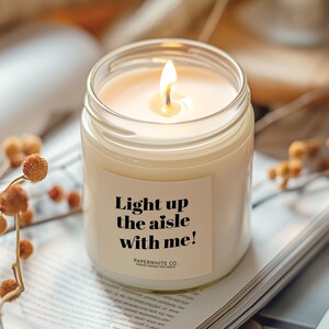 Bridesmaid Candle Bridesmaid Proposal Gift Jr. Bridesmaid Gift Bridal ...