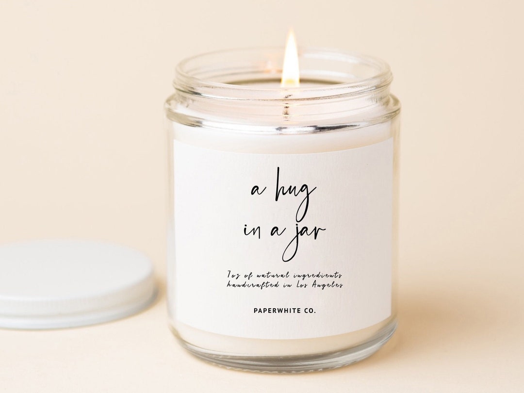 A Hug in Jar Candle Friendship Gifts Best Friend Gift Friendship ...