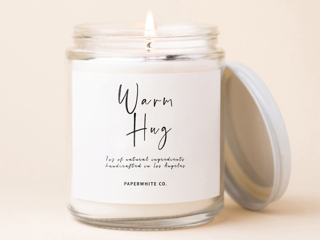 Warm Hug Candle, Best Friend Gifts, Friendship Candle, A Hug in Jar ...