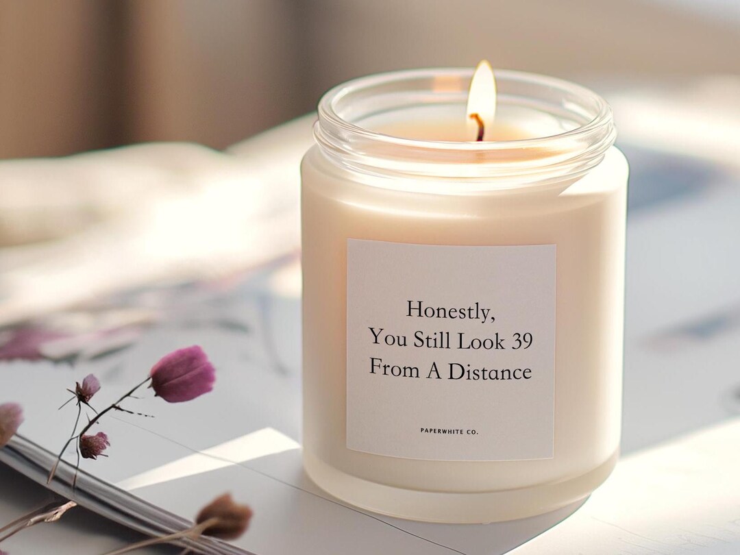 Sassy 40th Birthday Candle Gift for Women, Fun 40th Birthday Present ...