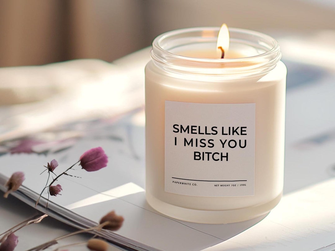 I Miss You Candle, Long Distance Relationship Gift for Couples, Funny ...