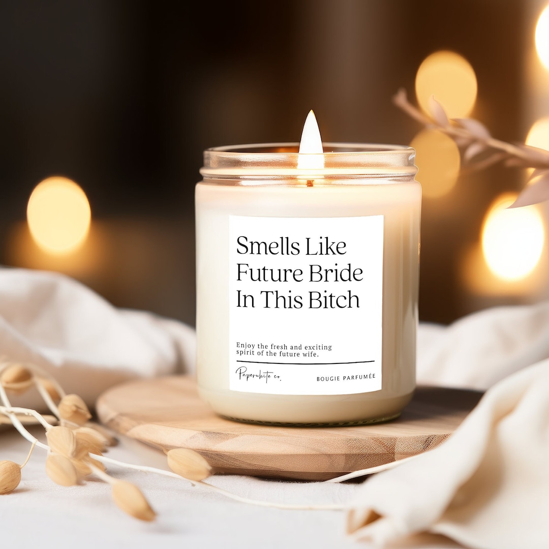 Smell Like Future Bride Engagement Gifts Engagement Candle - Etsy