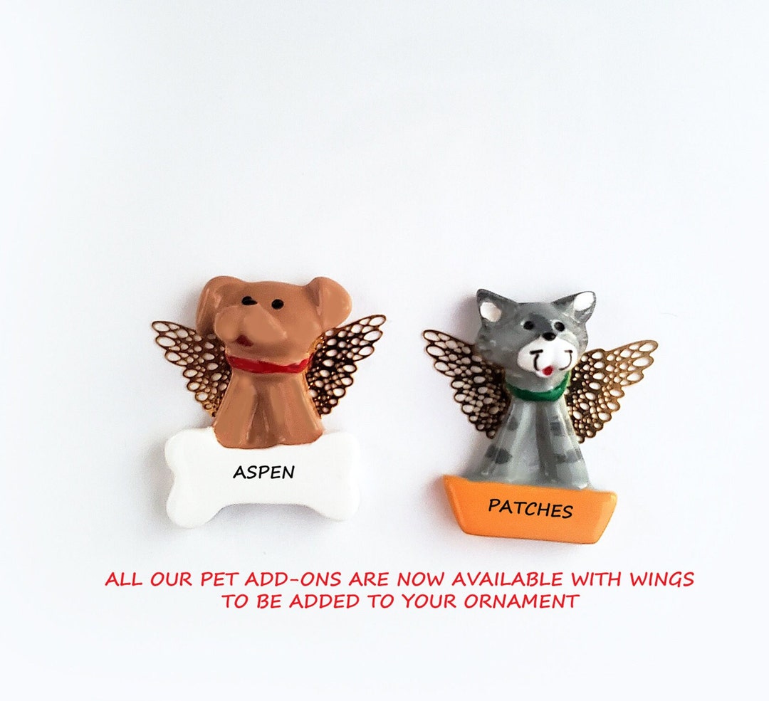 Small Angel Pets to Add on to Your Personalized Ornaments-add a Dog ...