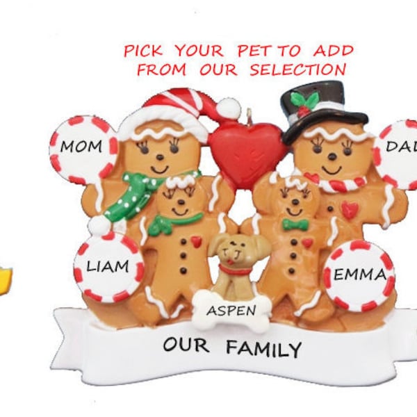 Gingerbread Family - Etsy