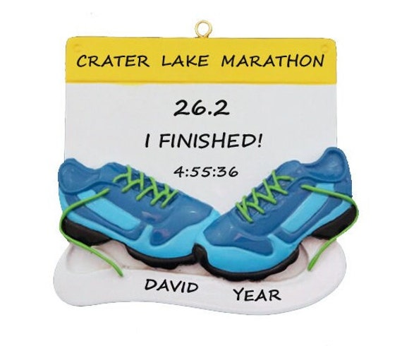Marathon Runner Half Marathon Runner Personalized Ornament | Etsy