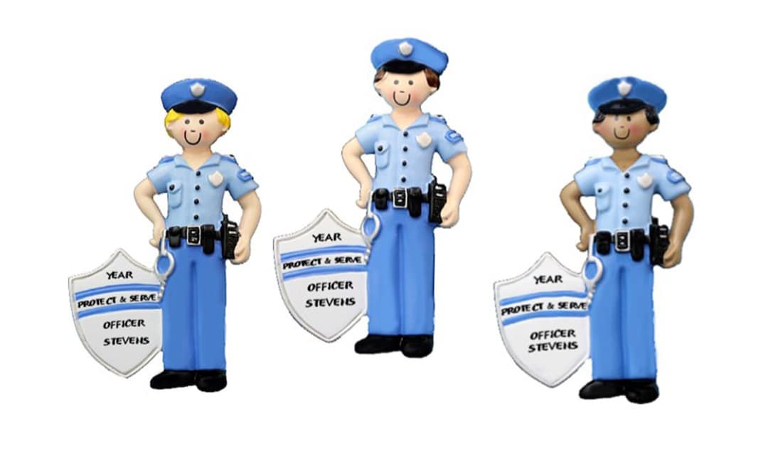 Personalized Police Officer Ornament - Police Officer Gift - Gifts for ...