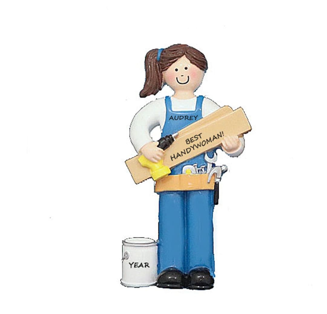 Handyman or Handywoman Personalized Ornament - Best Fix-it Christmas ...