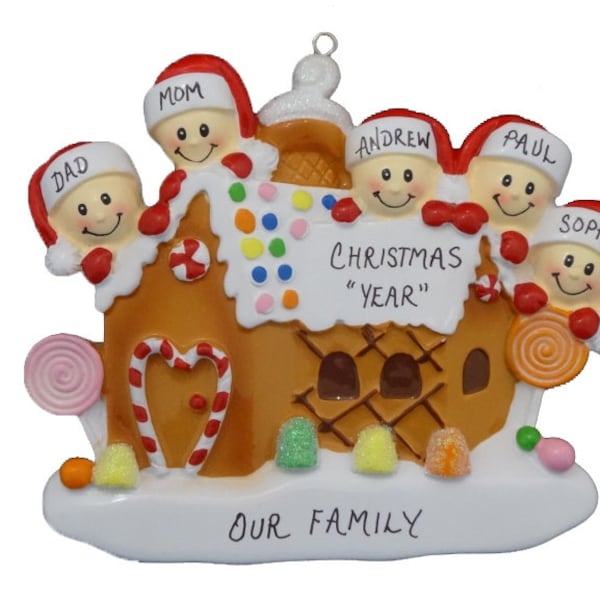 Gingerbread Family - Etsy