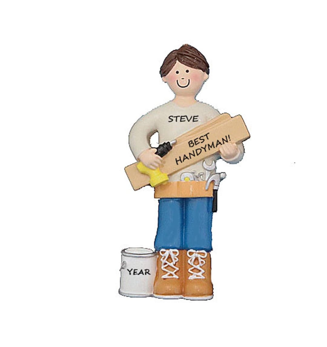 Handyman or Handywoman Personalized Ornament - Best Fix-it Christmas ...