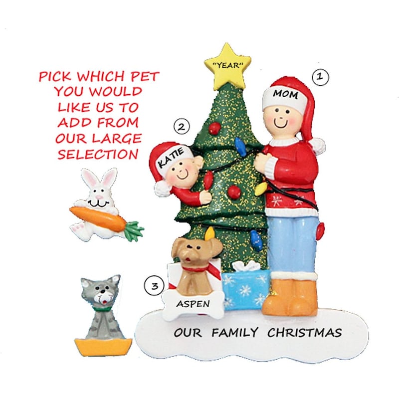 Child & Dog Ornament - Etsy