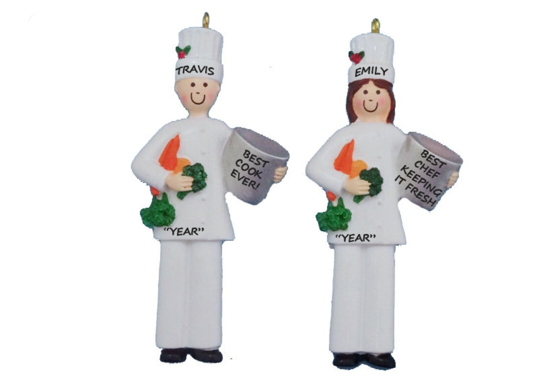Personalized Best Cook Christmas Ornament - Best Chef Personalized ...