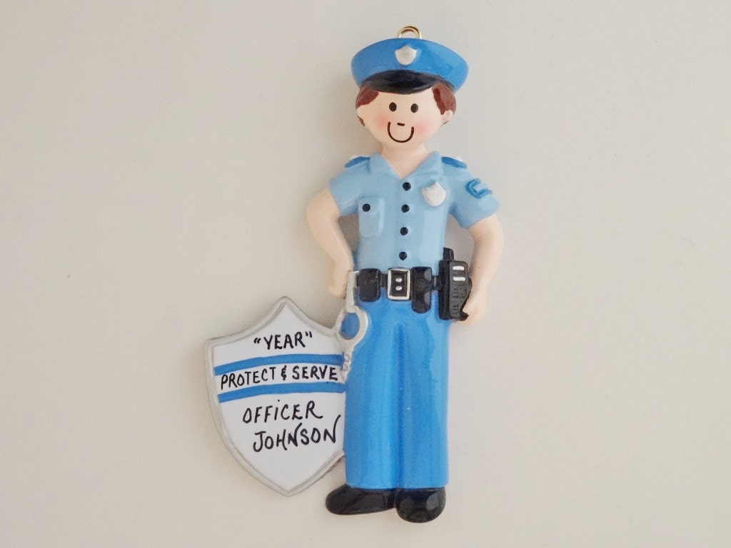 Personalized Police Officer Ornament Police Officer Gift - Etsy