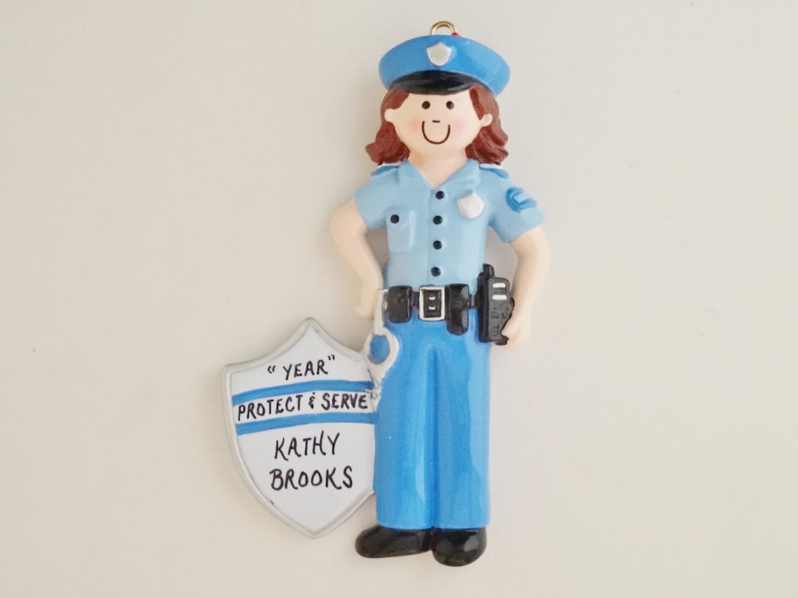 Personalized Police Officer Ornament Police Officer Gift - Etsy