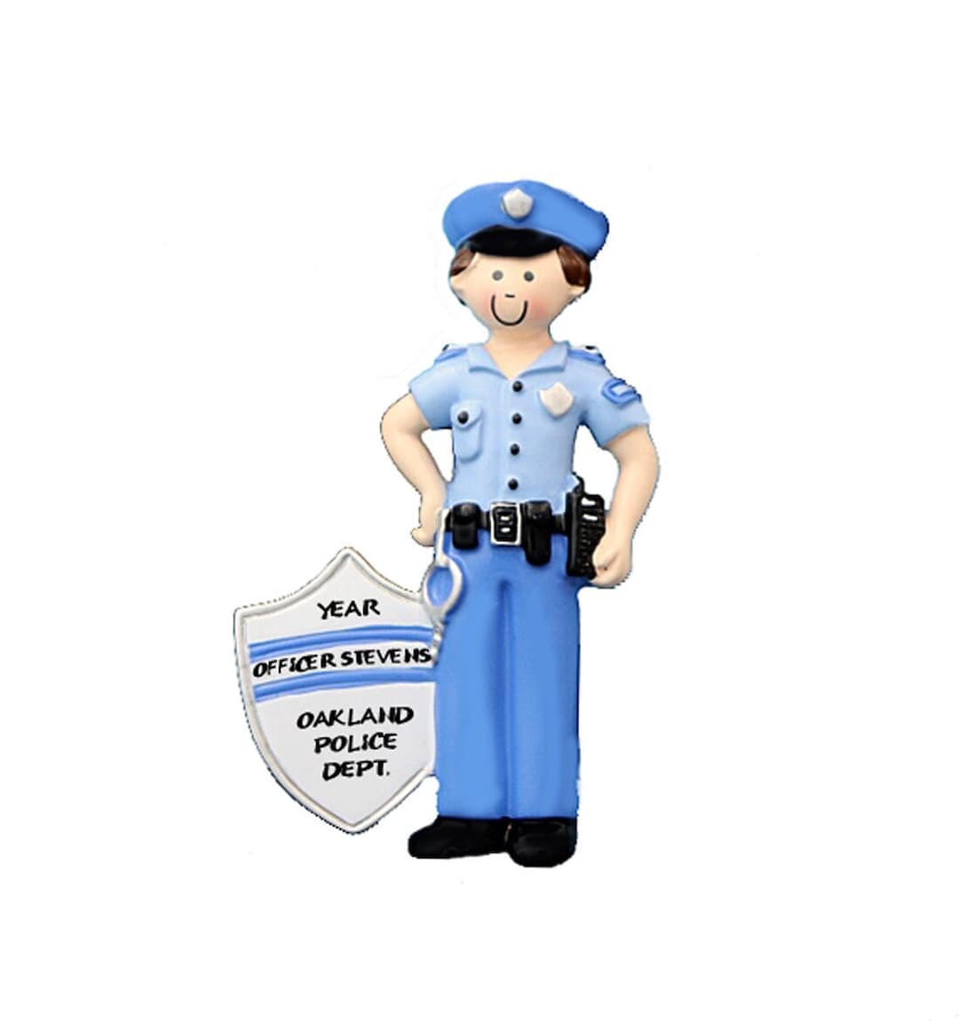 Personalized Police Officer Ornament - Police Officer Gift - Gifts for ...