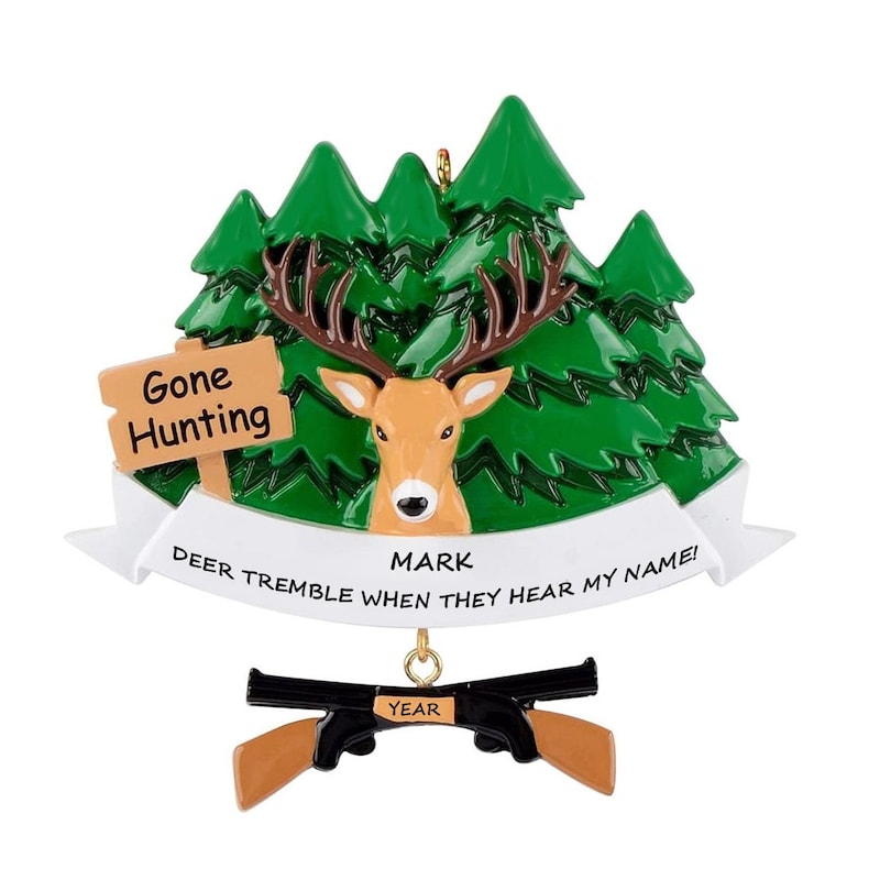 Hunting Christmas Ornaments - Etsy
