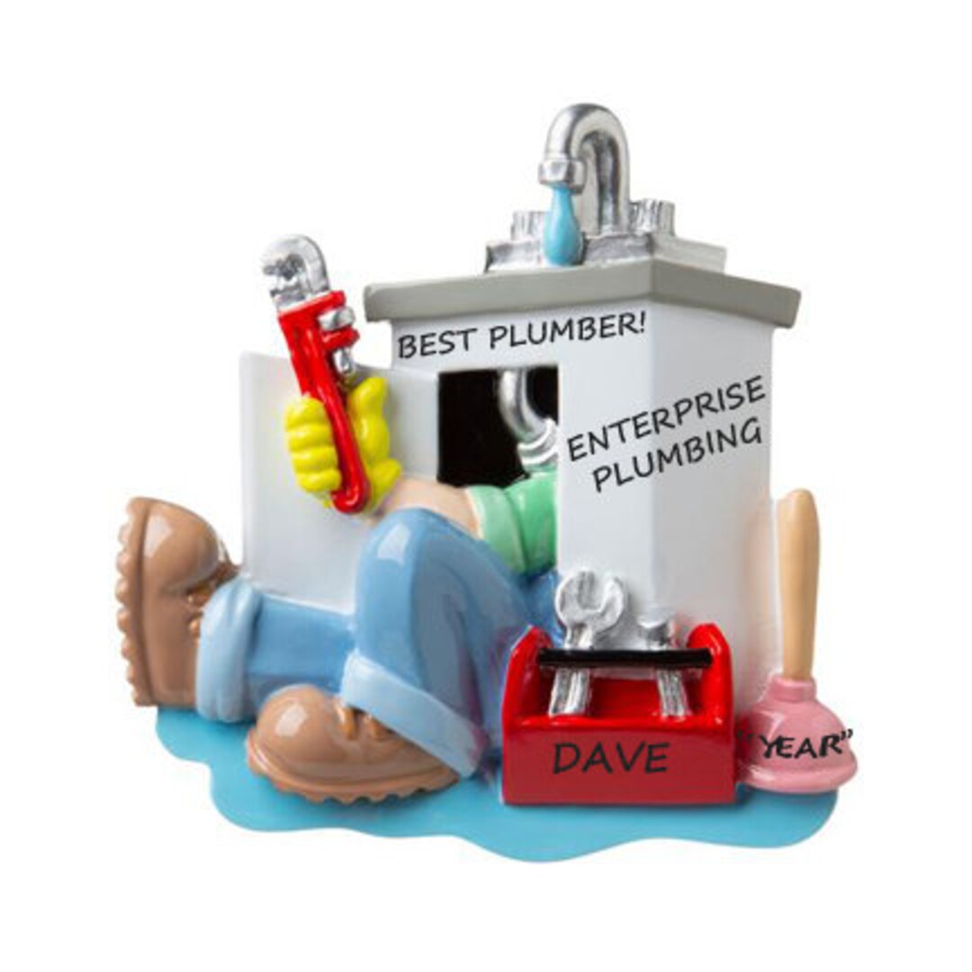 Best Plumber Personalized Christmas Ornament - Plumber Personalized ...