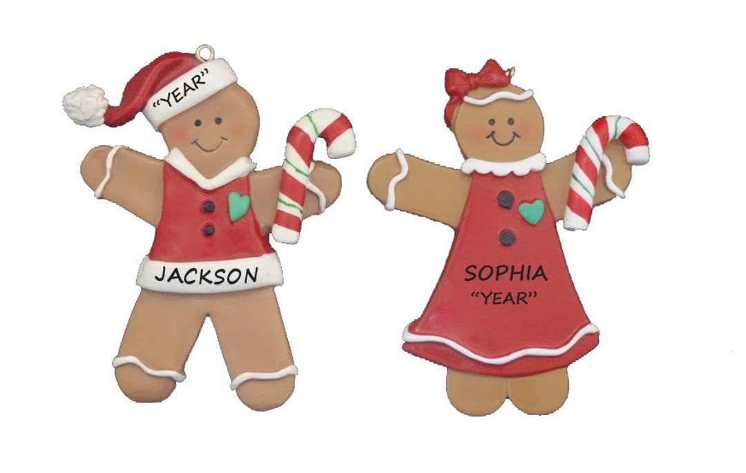 Gingerbread Boy And Girl Clip Art