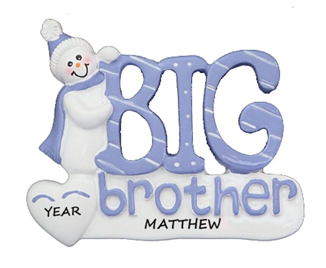 Big Brother Personalized Ornament - Big Brother Ornament - Etsy