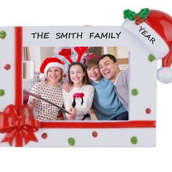 Christmas Ornament Picture Frames - Etsy