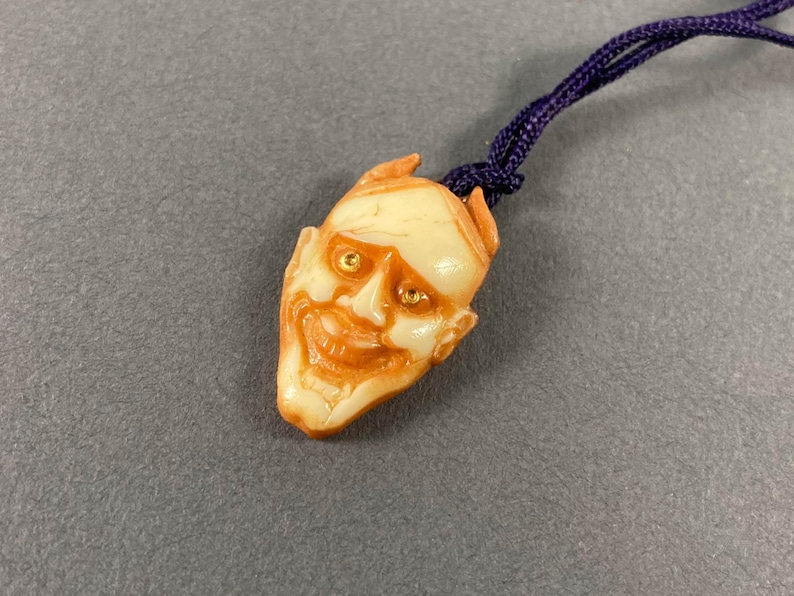 Vintage Celluloid & Glass Charms Japanese Pop Out Eyes Kobe Cracker ...