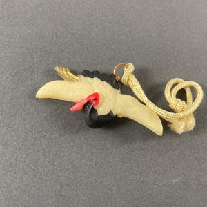 Vintage Celluloid & Glass Charms Japanese Pop Out Eyes Kobe Cracker ...