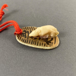 Vintage Celluloid & Glass Charms Japanese Pop Out Eyes Kobe Cracker ...
