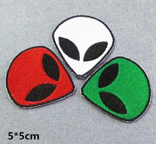 Alien Patch UFO Alien Patches embroidered patch iron on patch | Etsy