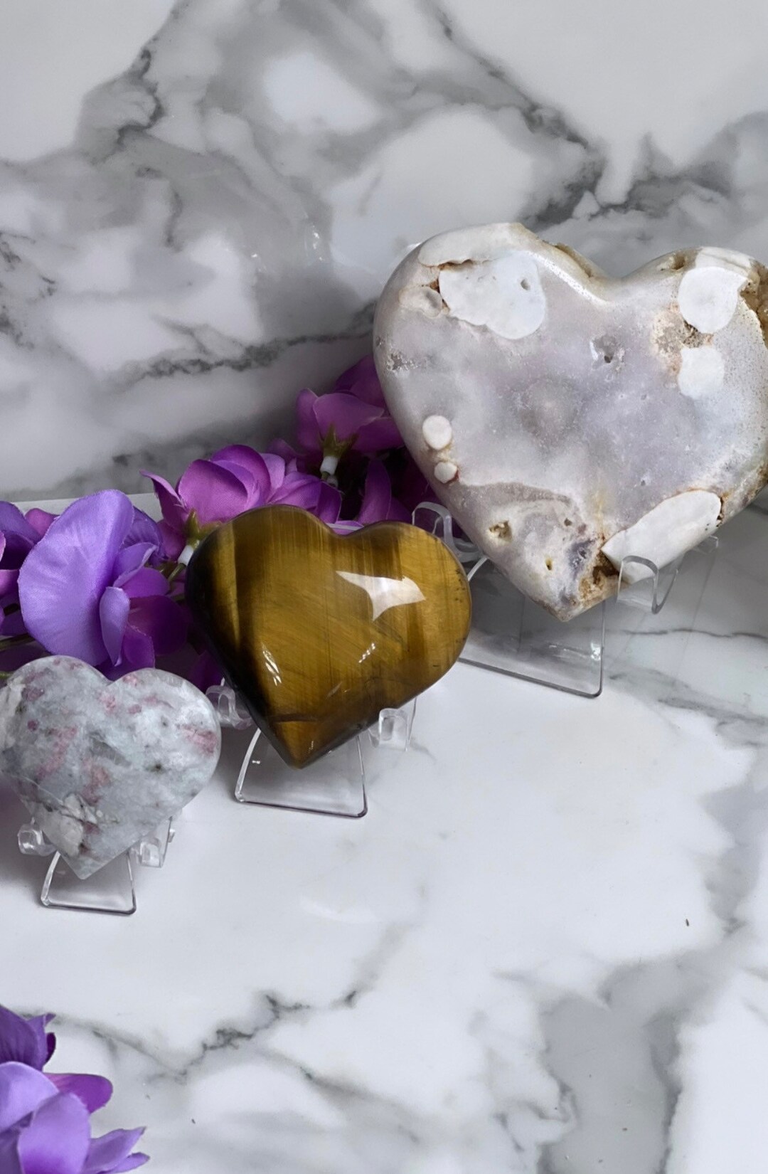 Crystal Heart Display Stands *one - Etsy