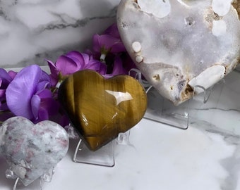 Heart Stand Crystal Holder Stands for Crystal Display Medium Acrylic ...