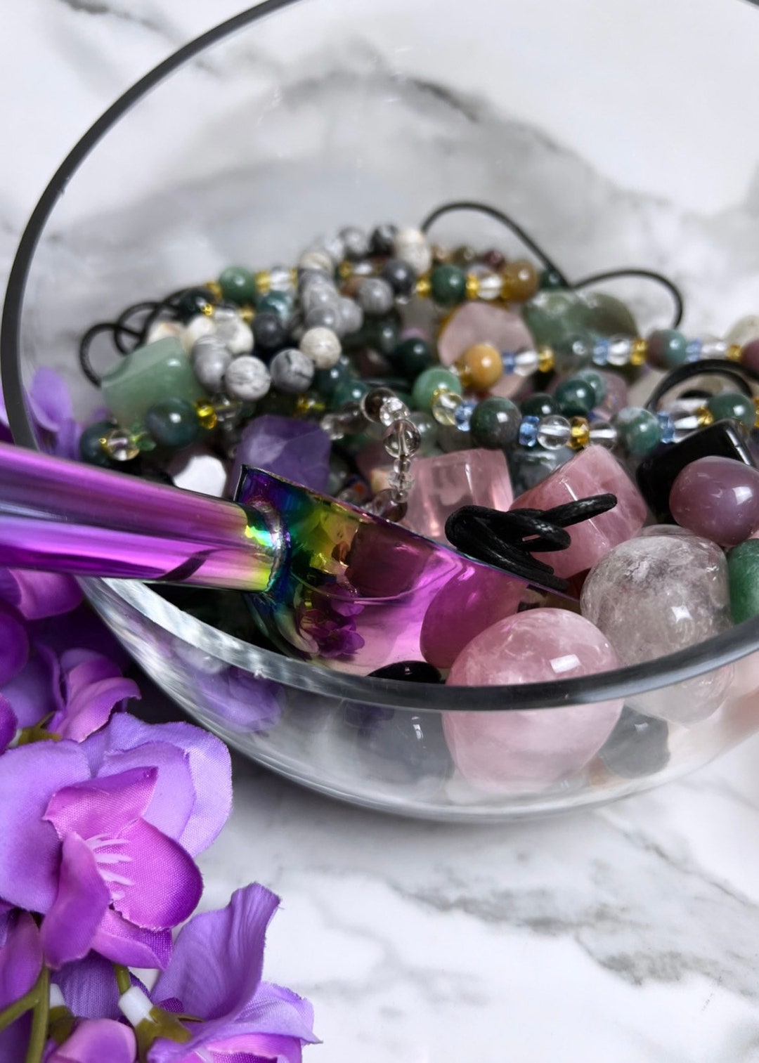 Deluxe Crystal Confetti Scoop, Lucky Scoop, Tumbles, Minerals, Stones ...