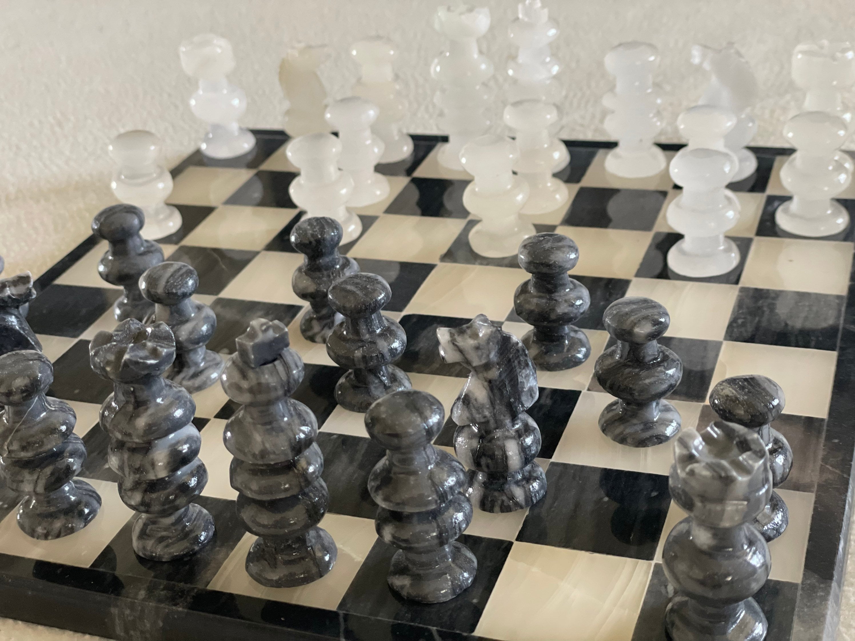 Onyx Chess Set for sale | Only 4 left at -65%