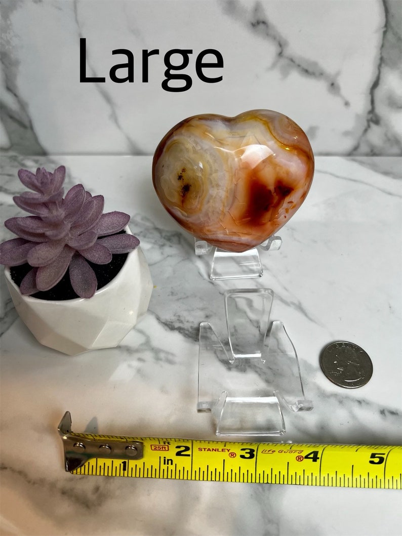 Crystal Heart Display Stands one - Etsy