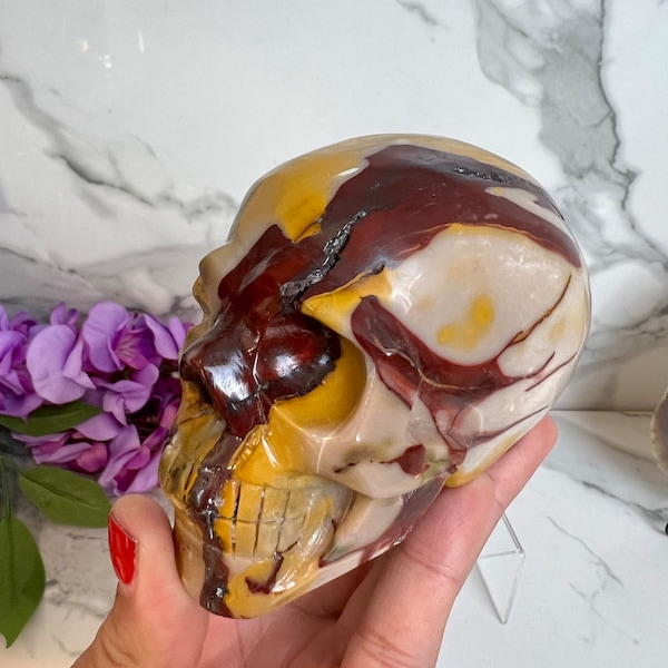 Jasper Skull - Etsy
