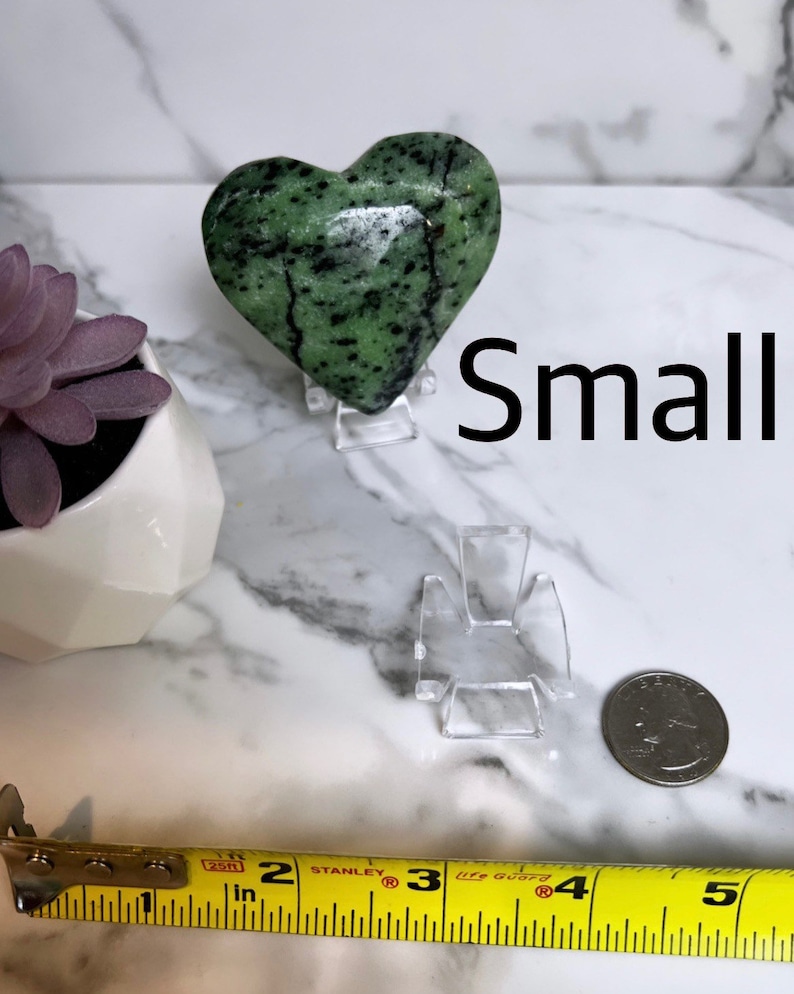 Crystal Heart Display Stands one - Etsy